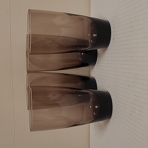 Dining | Set Of 4 Vintage Libbey Plum Colored Glasses | Poshmark